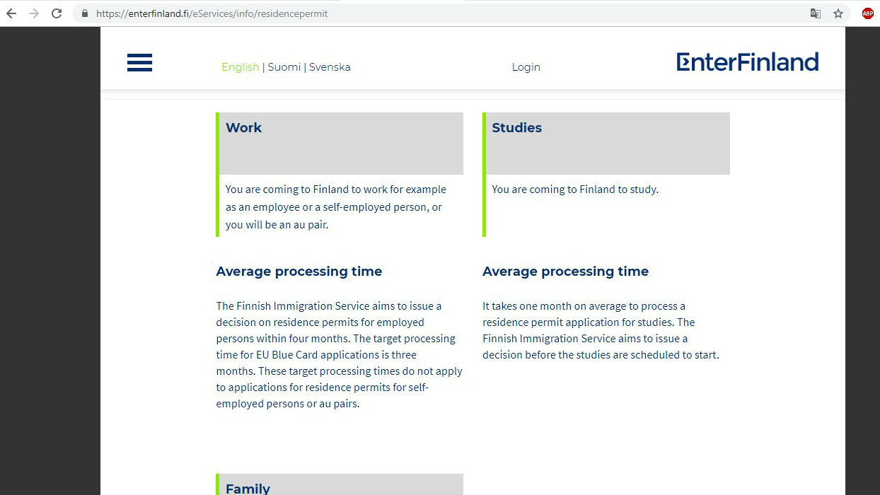 How to apply for a residence permit in Finland