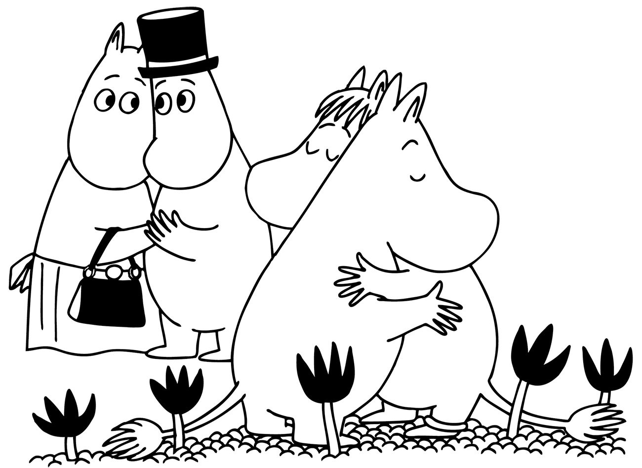 The real persons hidden behind the Moomin characters