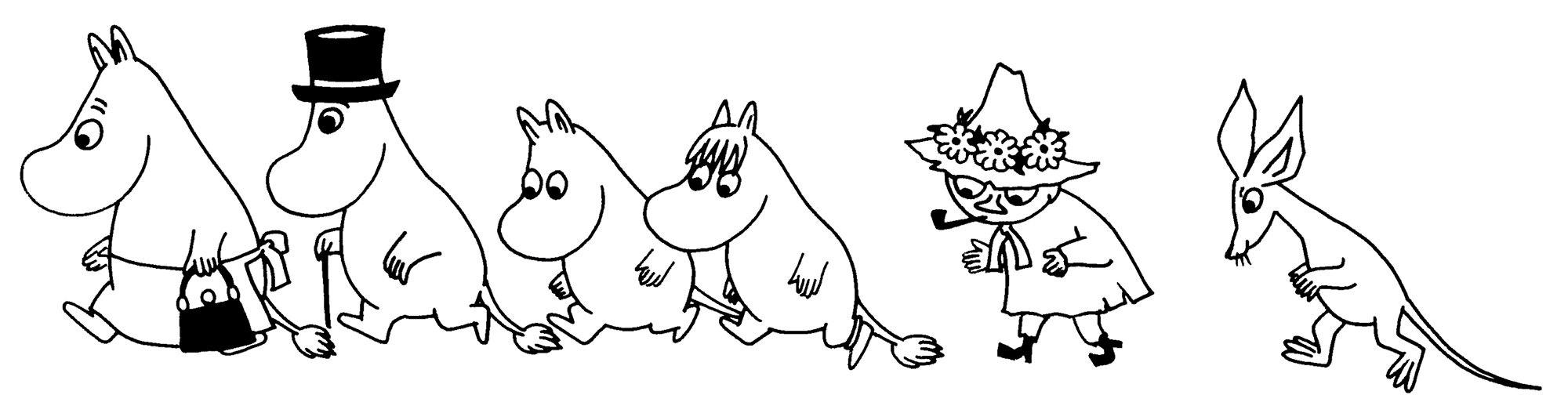 The real persons hidden behind the Moomin characters
