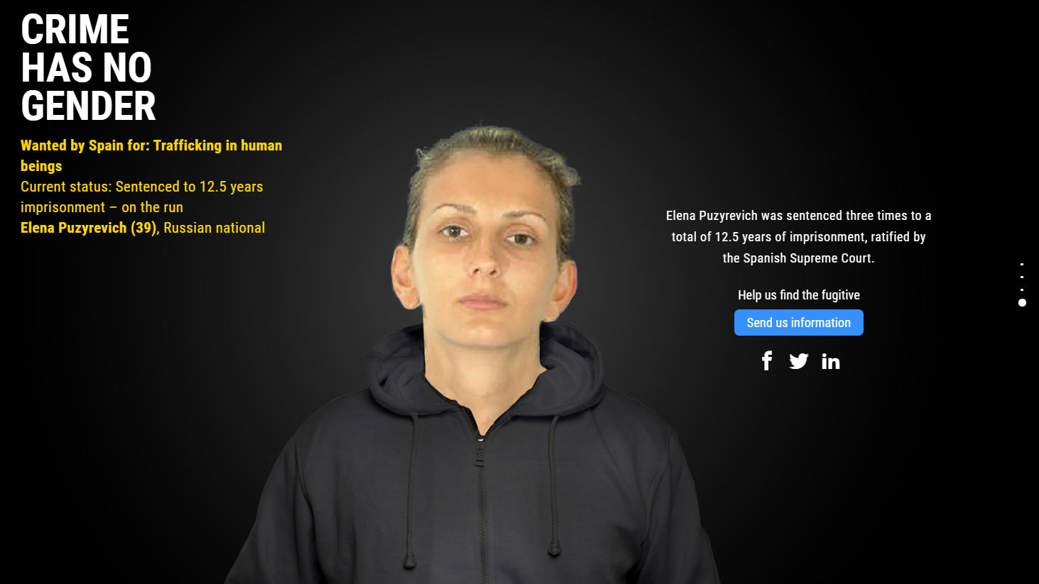 The most wanted women by the police in Europe