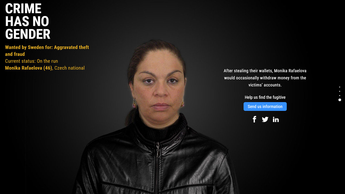 The most wanted women by the police in Europe